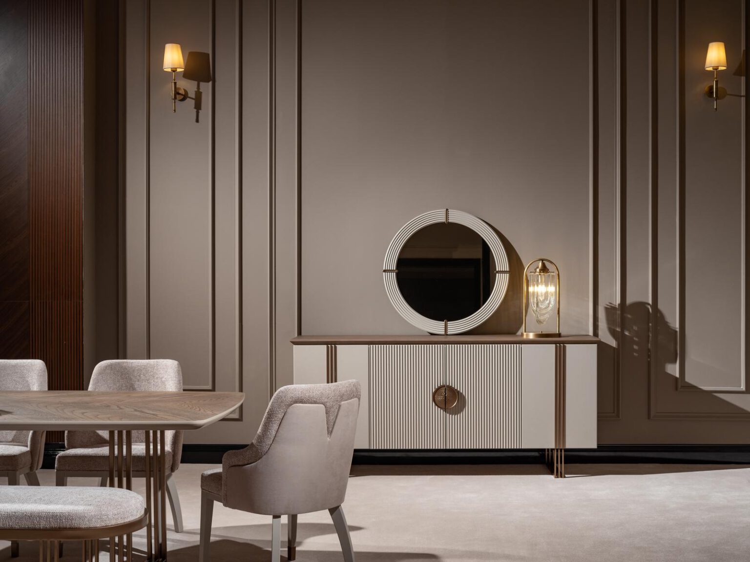 Madrid Krem Yemek Odası - Gabba